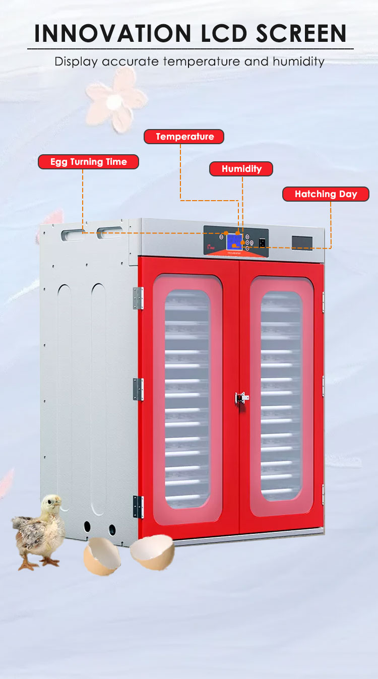 Hatchery Machine 400-10000 Eggs Incubator Solar Chinese Red Incubator ...