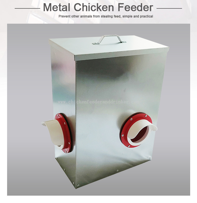 Chicken Coop Accessories Automatic Poultry Feeders Outdoor Rainproof ...