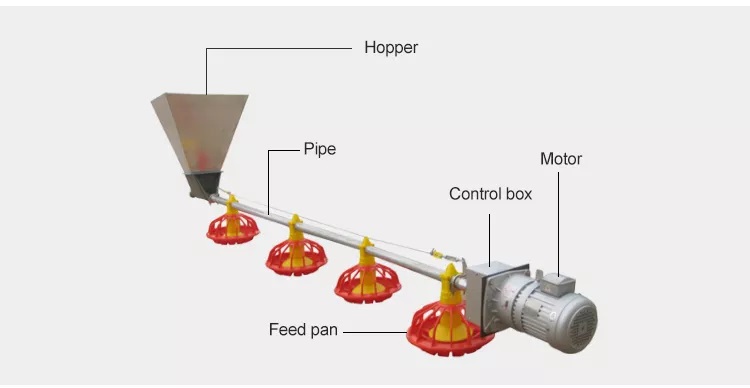 Hot Sale Automatic Feeder Pan for Feed Line Poultry Chicken Feeder Pan ...