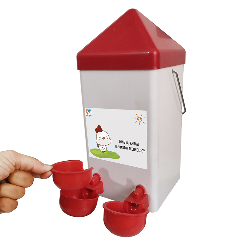 DIY High Quality Poultry Chicken Feeder Barrel Plastic Bucket Farm ...